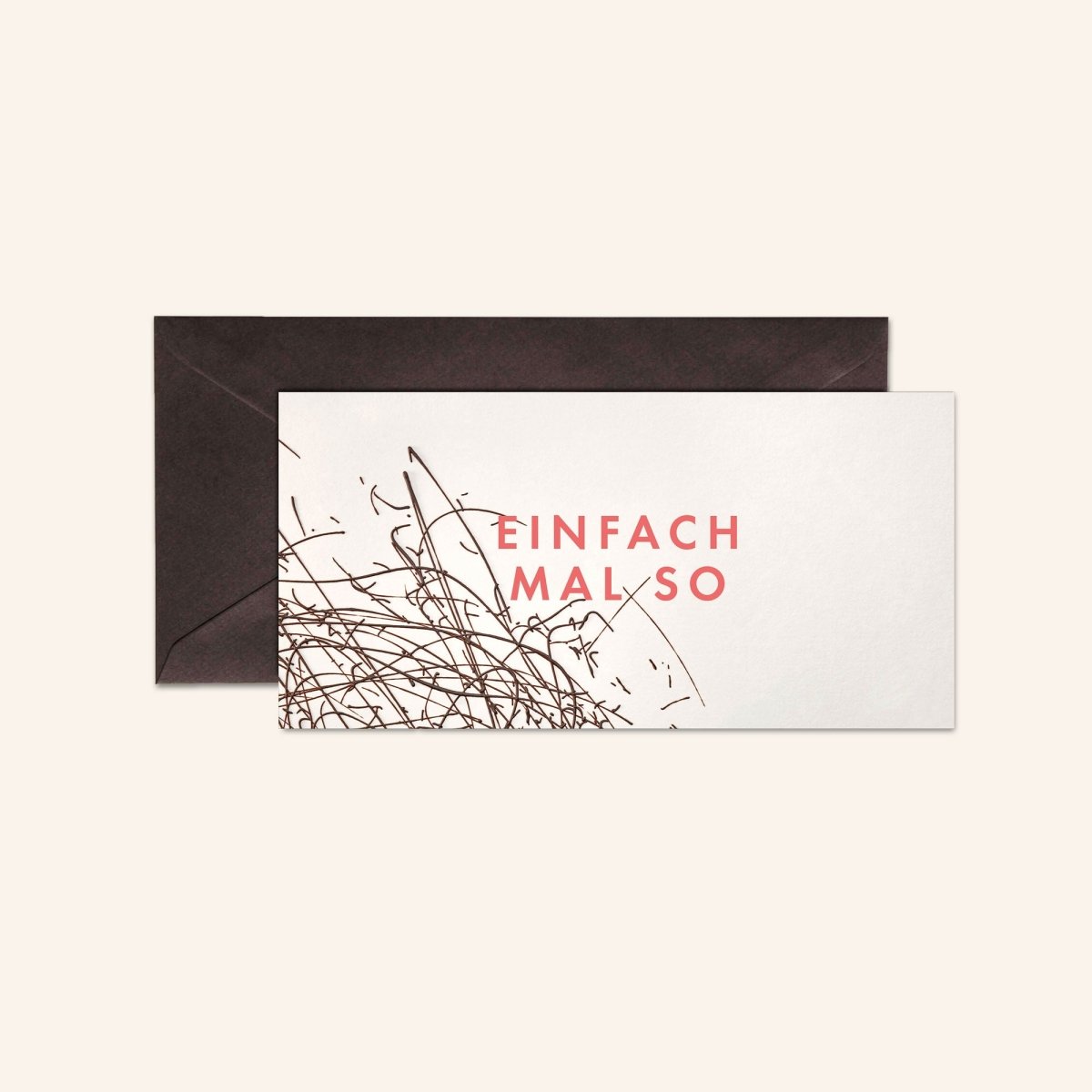 Geschenkkarte Einfach mal so | Rausch