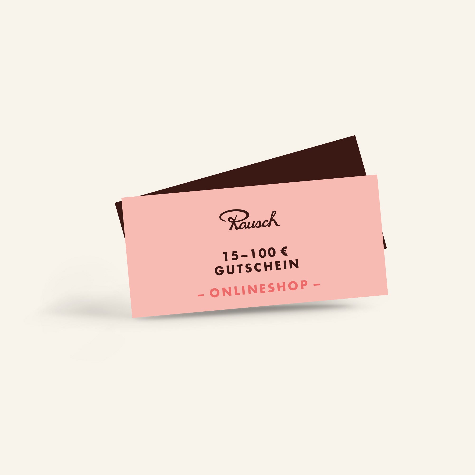 Gift voucher Rausch Onlineshop