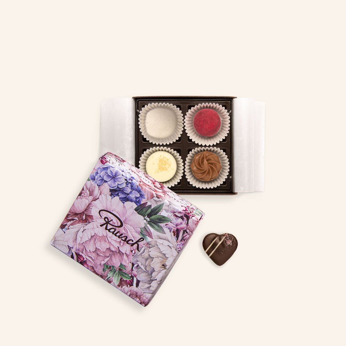 Favorite pralines - box of 4 pralines | Rausch